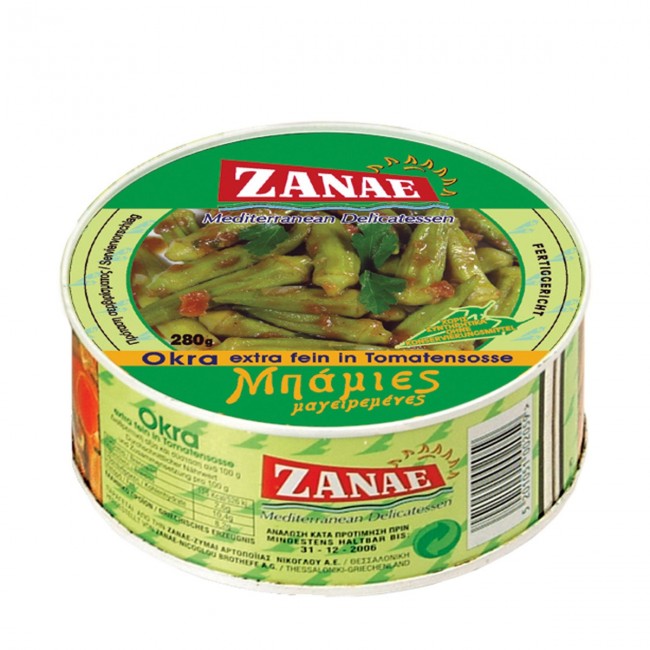 Okra extra fein in Tomatensoße Zanae (280 g)